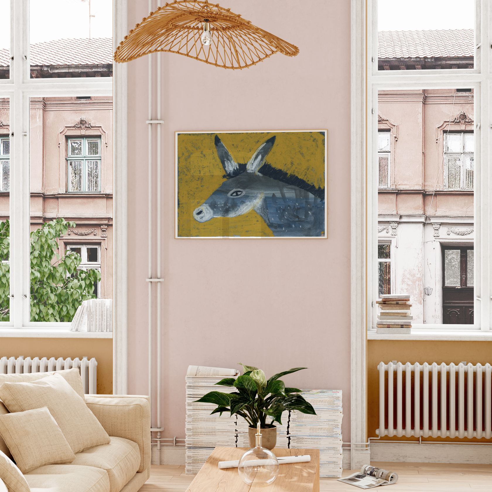 Wild Blue Burro – The Crafted Prints