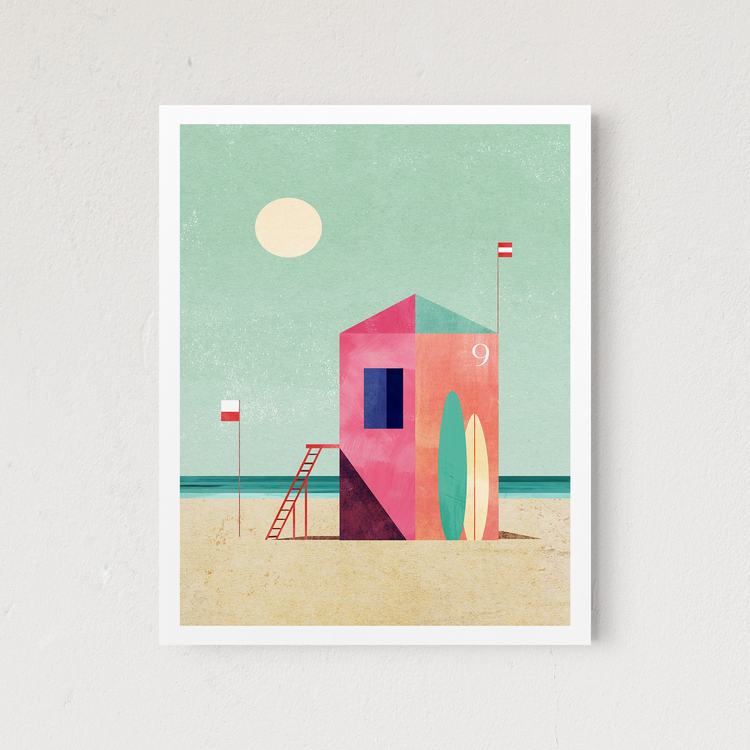 Lifeguard Tower – The Crafted Prints