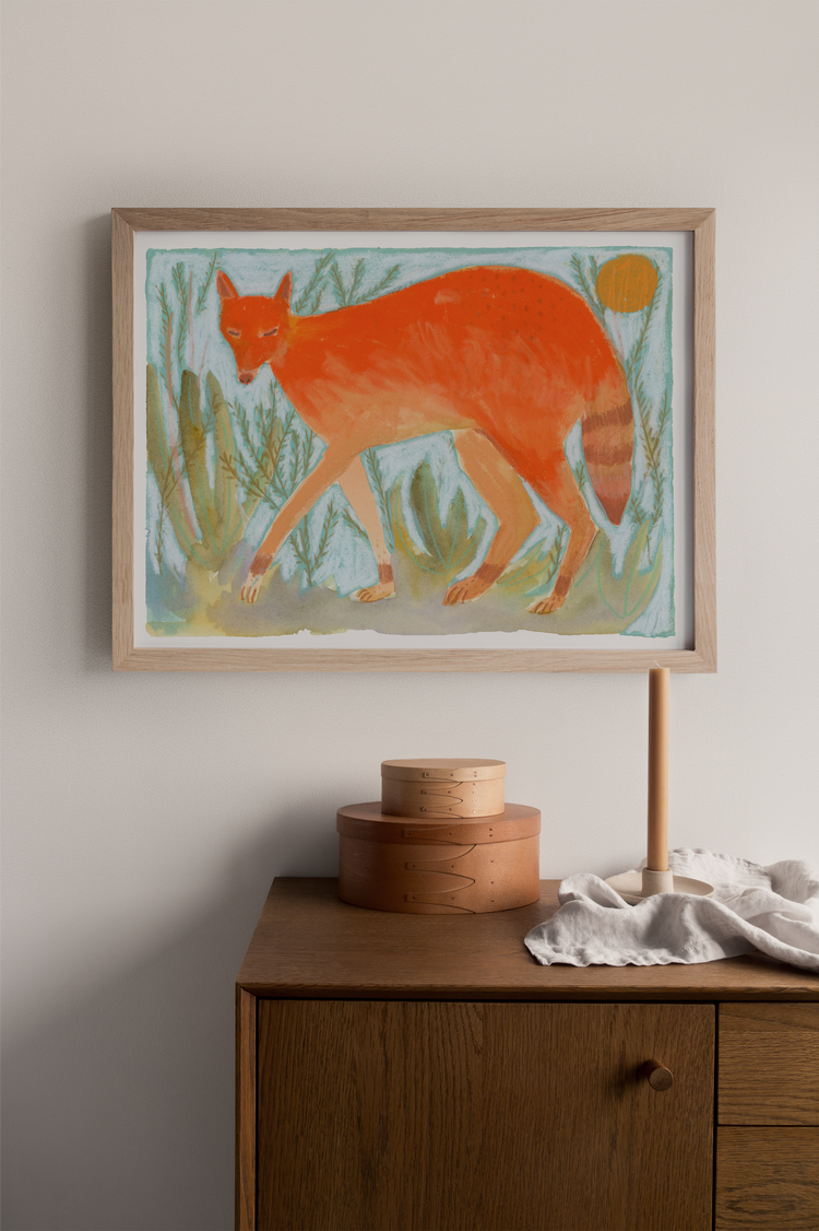 Quiet Fox – The Crafted Prints