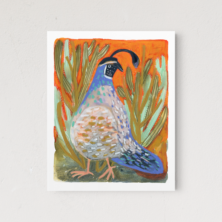 Colorful Quail – The Crafted Prints