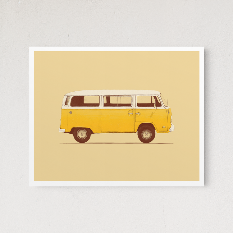 Yellow Van – The Crafted Prints